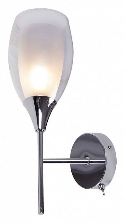 Бра Arte Lamp Barry A7951AP-1CC цвет плафона подвески Белый, цвет арматуры Хром