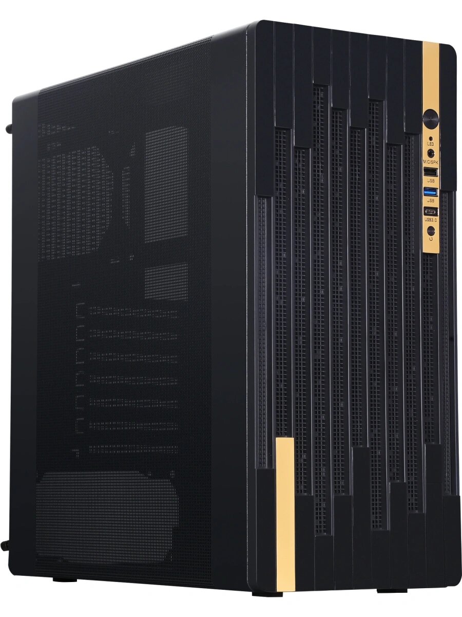 Корпус Accord ACC-188R2 черный без БП ATX 6x120mm 2xUSB2.0 1xUSB3.0 audio