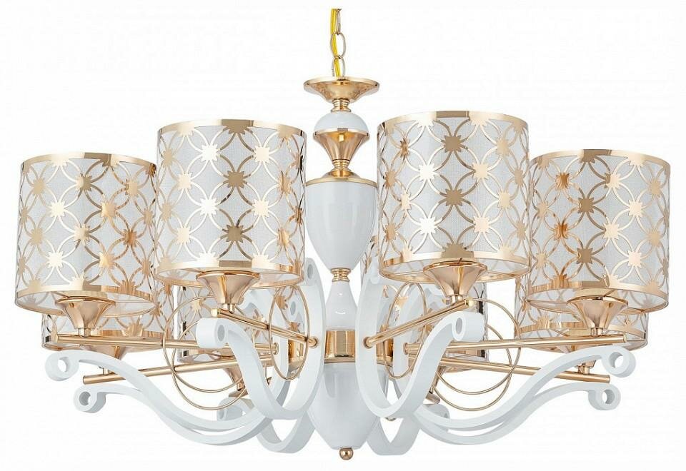 Люстра Arte Milano Florentia-3097 303097 8 Wh Gd цвет плафона подвески Белый, Золото, цвет арматуры Белый, Золото
