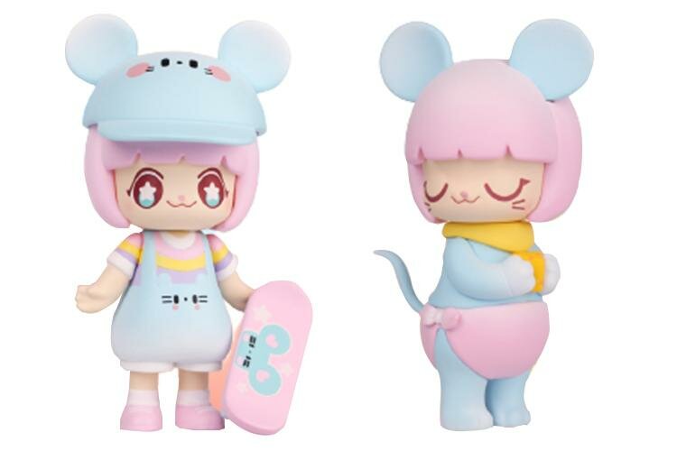 Фигурка унисекс 52TOYS KIMMY&MIKI Год Крысы Ограниченная серия Блистер Пак, 8 см
