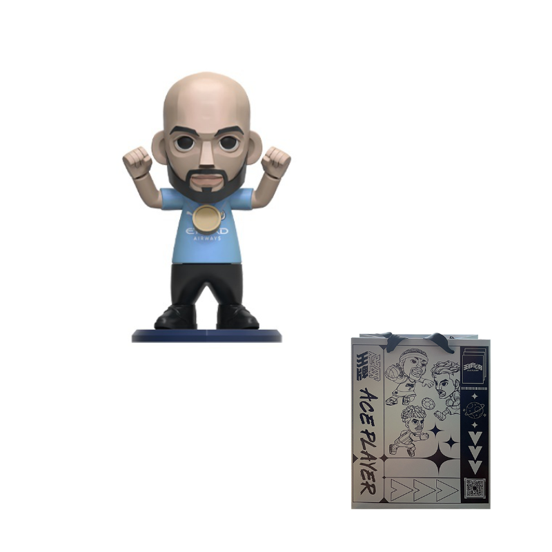 Футбольный мяч унисекс AcePlayer BLUE MOON, Manchester City Collection, (Hidden Style) Guardiola (Open)