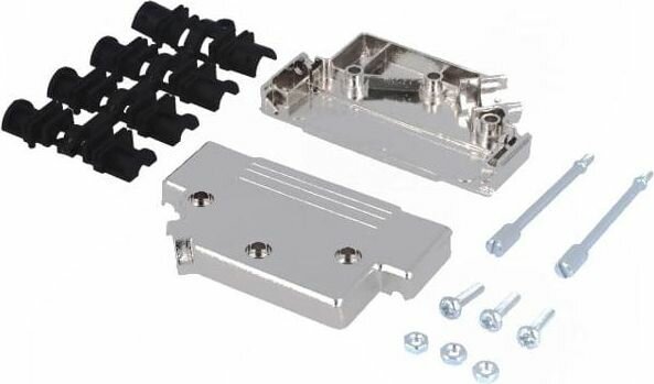 MH CONNECTORS MHD45PK37-K Корпус: для разъемов D-Sub, D-Sub 37pin, D-Sub HD 62pin, UNC4-40, 1шт