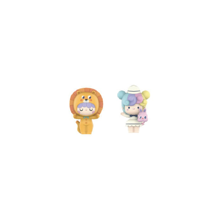 Кукла POP MART MOMIJI Whisper Doll Цирковая коллекция, Confirmed model - Little Lion Boy + Candy Girl (unboxing and unpacking)