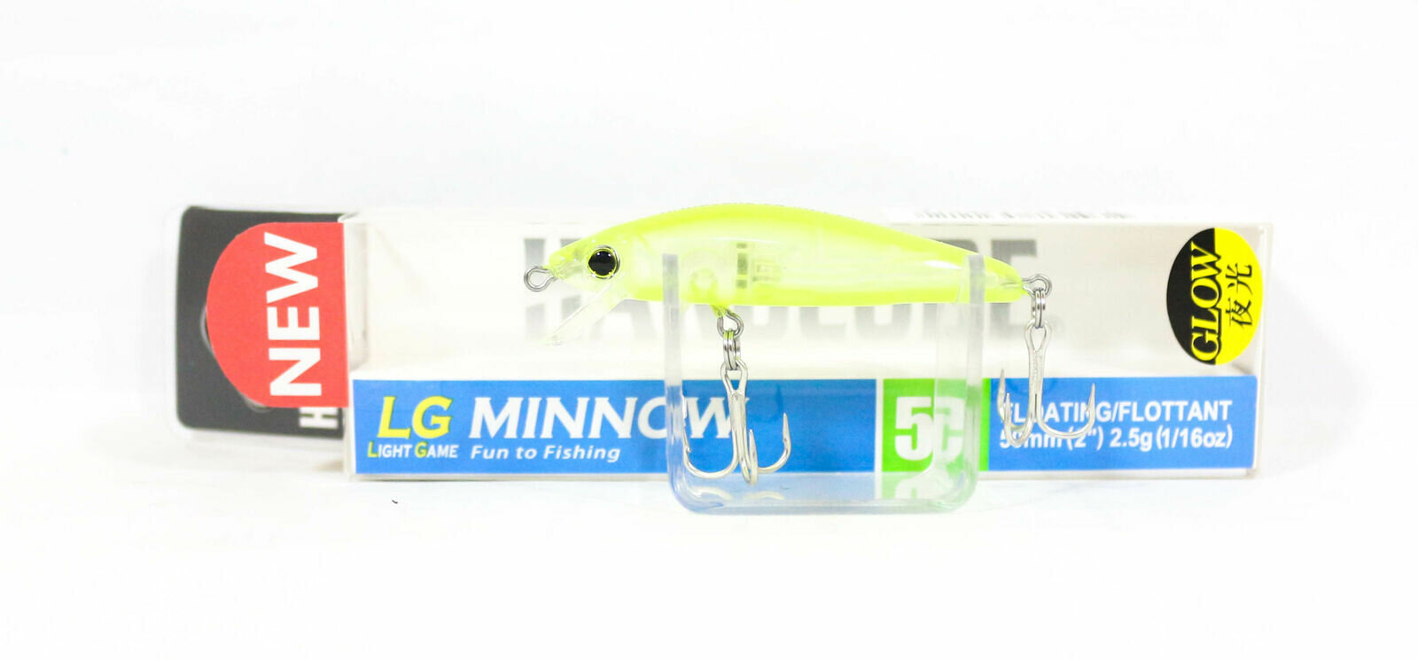 Воблер Yo-Zuri HARDCORE LG MINNOW (F) 50mm 2,5г F1198