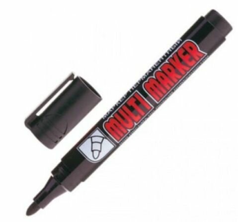 Маркер перманентный Crown Multi Marker черный 3мм