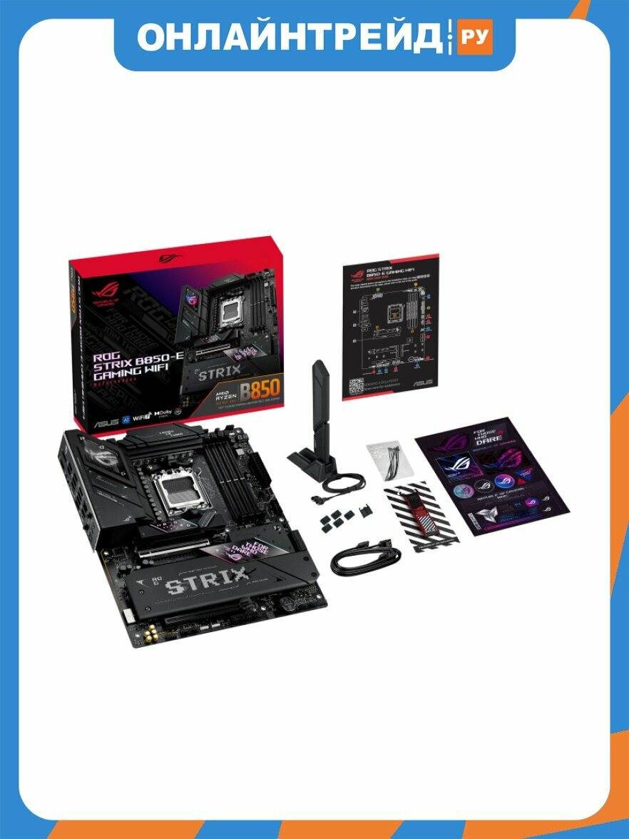 Материнская плата Asus ROG STRIX B850-E GAMING WIFI (AM5, ATX)