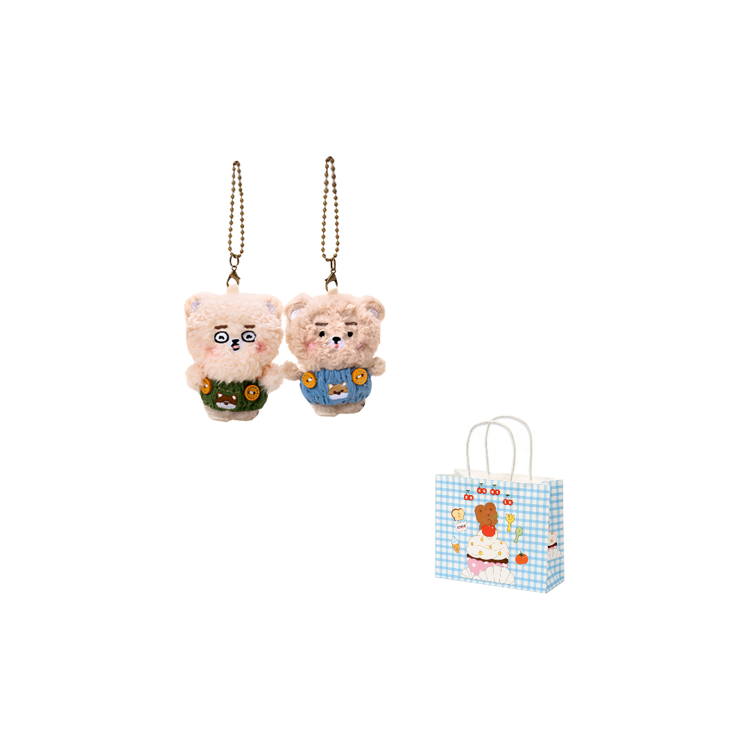 YANGWAWAHEXIAOXIONGTIAOWU BOLD BEAR Туристические Коллекция Шапки Кепки Мелочь Куклы Плюшевый Украшение 12cm