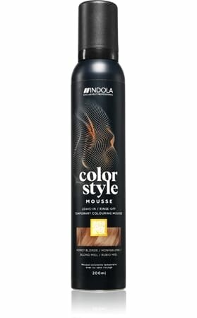 Краска для волос indola color style mousse, honey blonde, 200 мл