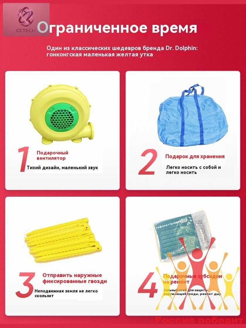 Батут надувной，Детская надувная комната в замке, внутренние и внешние горки, многофункциональный парк развлечений, батут — фото 1