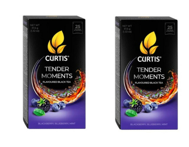 Curtis Чай Tender Moments , 25шт x1,7 гр, 2шт