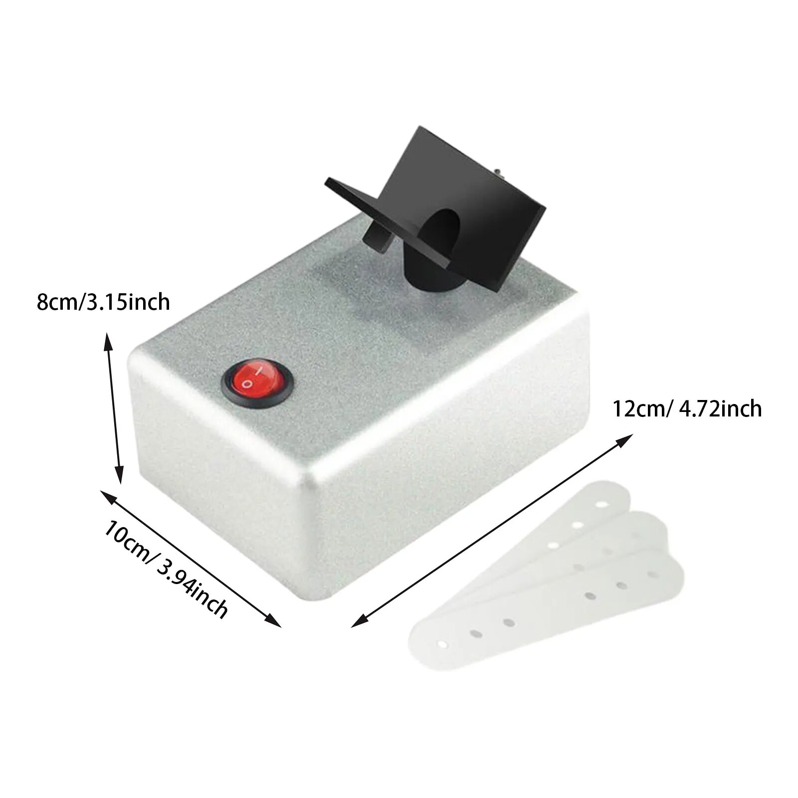 Портативный вибромиксер MagiDeal для лаков и геля EU Plug Silver
