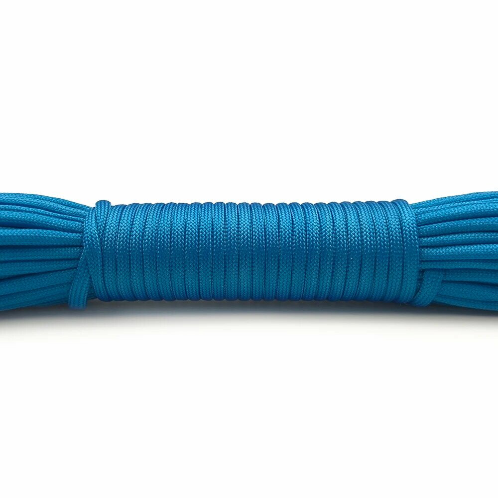 IQiuhike Паракорд 7-жильный 4 мм для кемпинга 5/10/31 м Blue, 10m