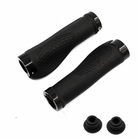 Грипсы эргономичные с фиксацией Lock-On для Kugoo M4 / M4 Pro черные комплект 2 шт
