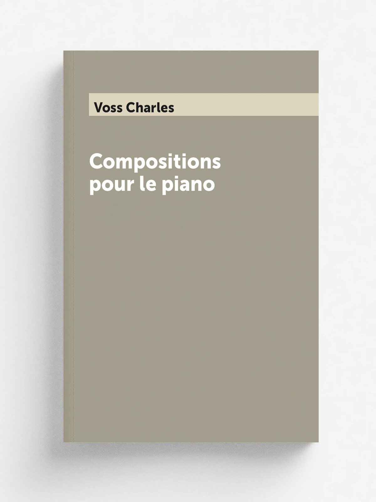 Compositions pour le piano