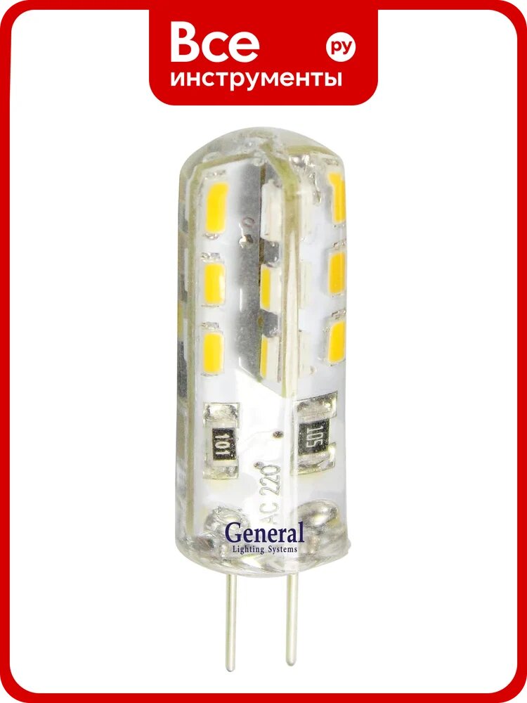 Светодиодная лампа General Lighting Systems G4-3W-S-220V-2700K 651200