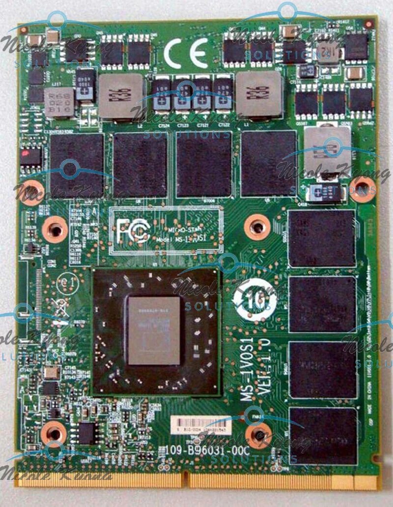 Графическая карта HD 5870M для MSI Clevo 1G GDDR5 For MSI