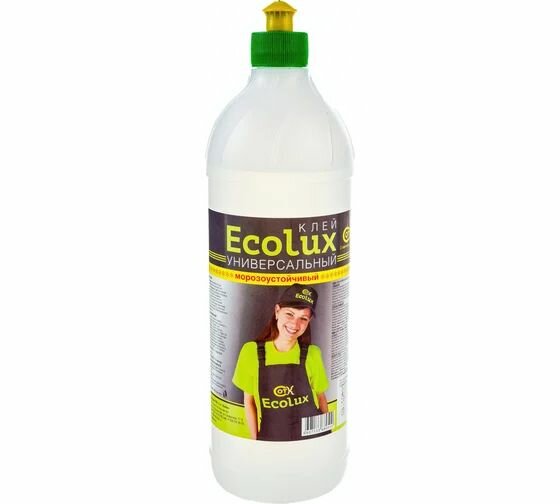 Универсальный полимерный клей ECOLUX (морозоустойчивый; 1 л)
