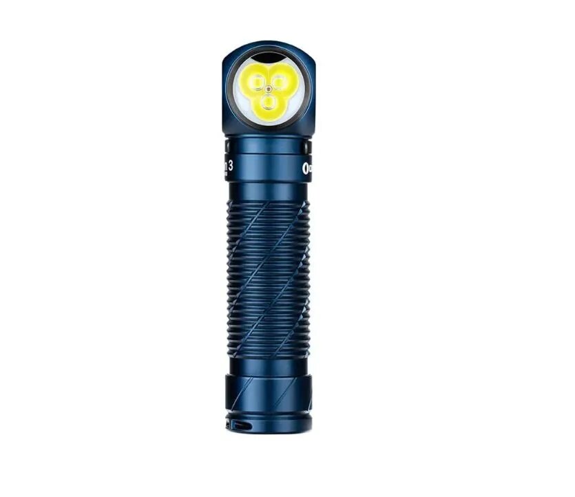 Olight Perun 3 Фонарь-прожектор, 3000 Лм, 160 м, встроенный аккумулятор, синий, IP58 — фото 1