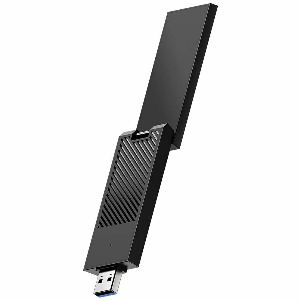 USB-адаптер Wi-Fi Cudy WU5400 1.0 6E AX5400 с высоким коэффициентом усиления, 2,4/5/6 ГГц, до 5374 Мбит/с, USB 3.0 10000152921