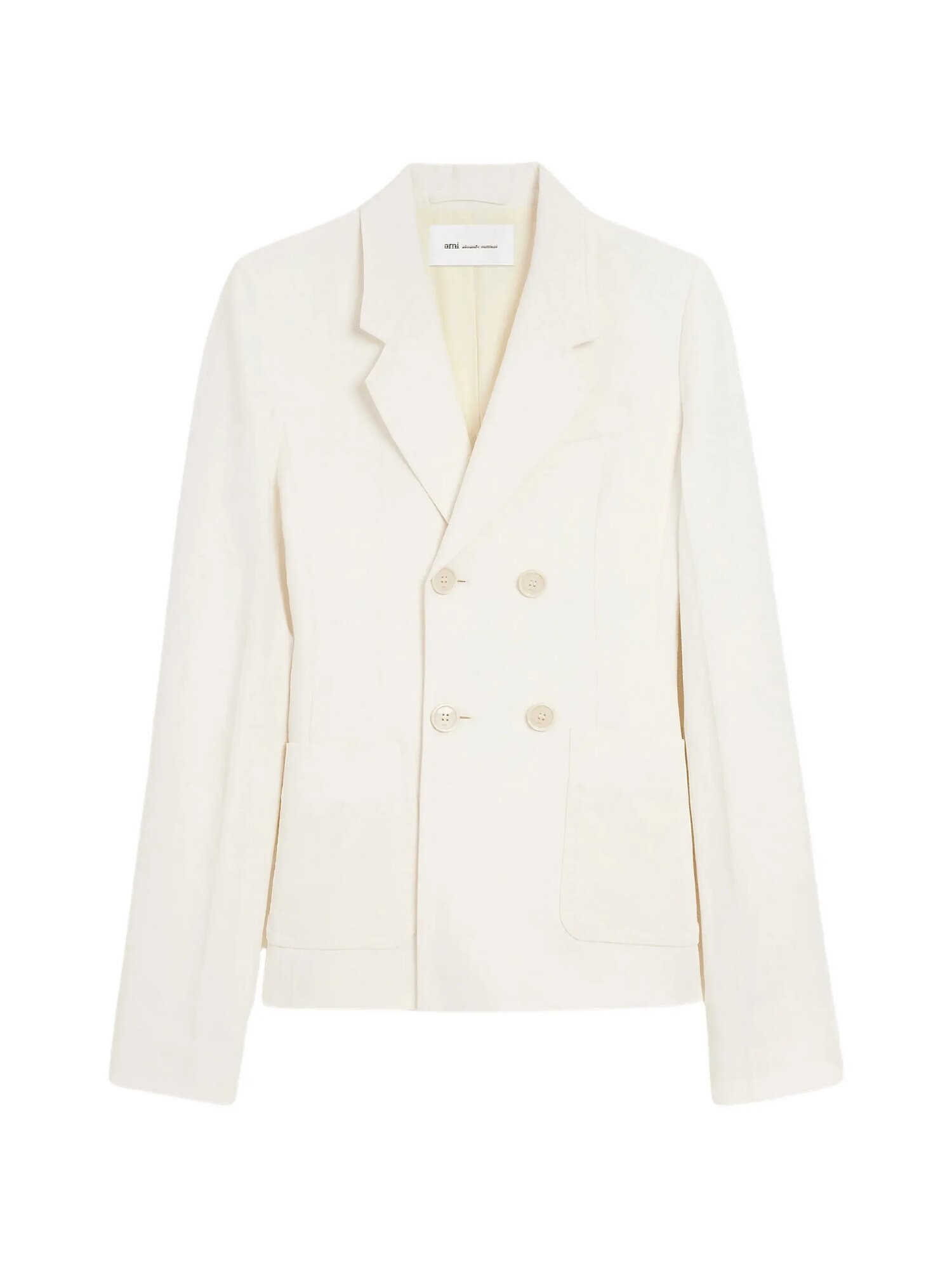 Пиджак Ami Paris Double-breasted peak-lapel blazer