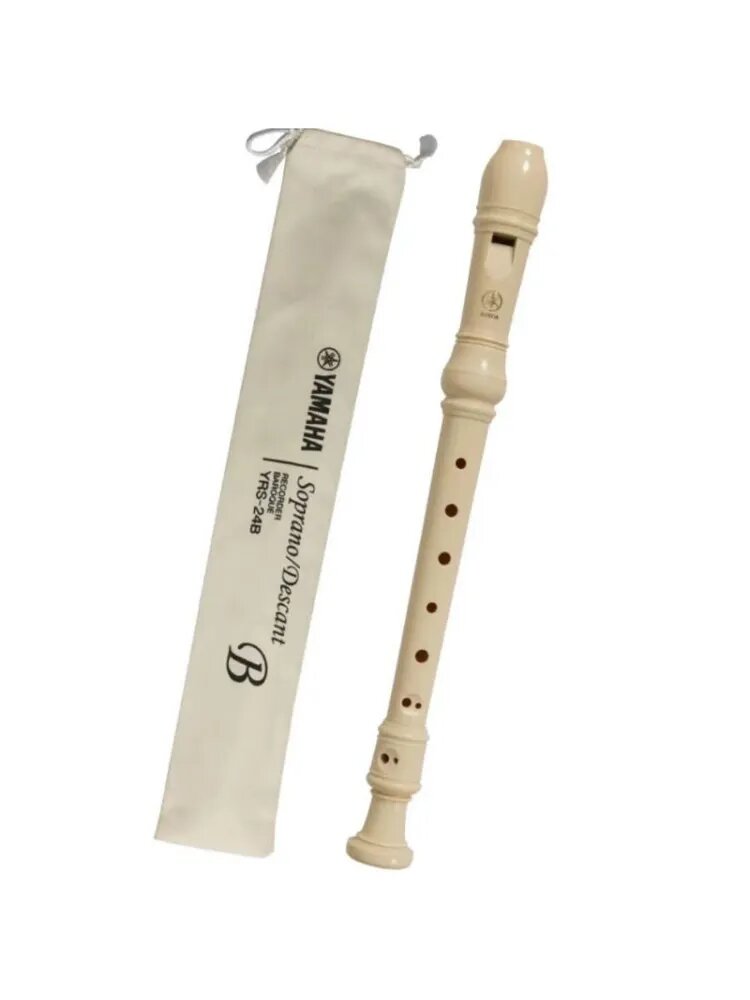 Флейта Yamaha YRS-23G/YRS-24B блокфлейта сопрано барочная система бежевая