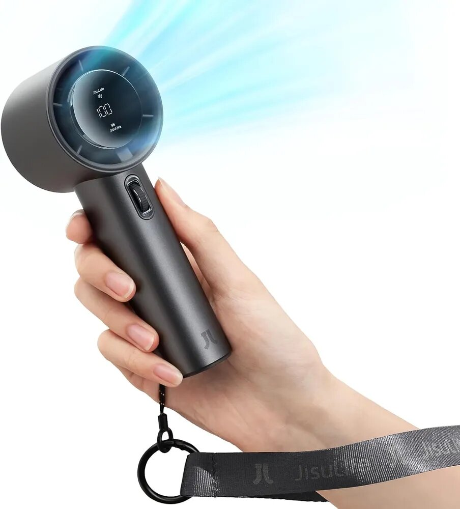 JISULIFE Портативный вентилятор Handheld Fan Pro 1S, серый