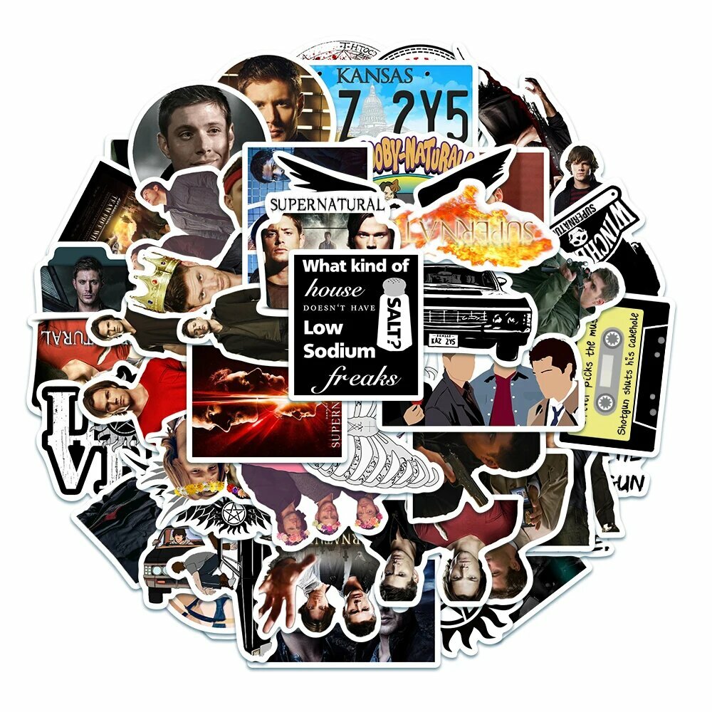 Наклейки Supernatural Граффити 10/30/50 шт. 50PCS
