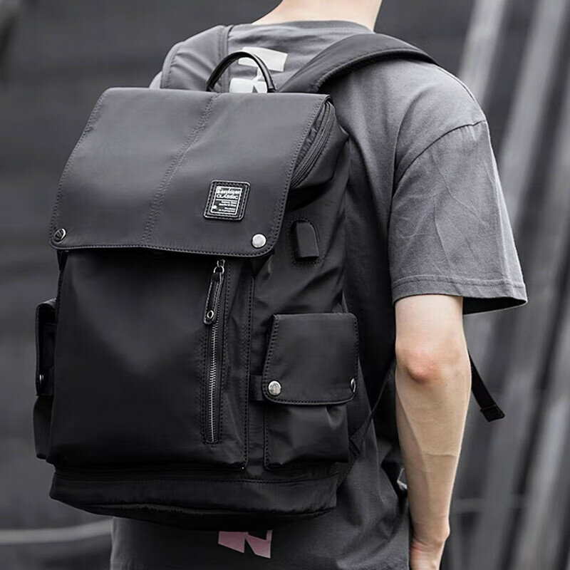 Рюкзак Half Cigarette, Half-Smoke Color Backpack for Men Large Capacity Business Tr, большая вместимость, для путешествий, городской, школьный, деловой, для мужчин