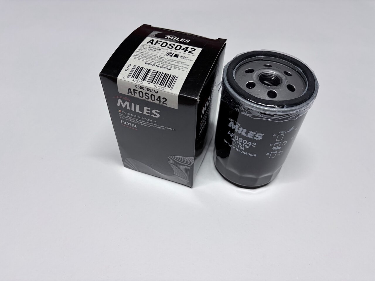 Масляный фильтр Miles AFOS042 для Audi 80/100/A4/A6, VW Golf 3, Passat 1.6–4.2 л