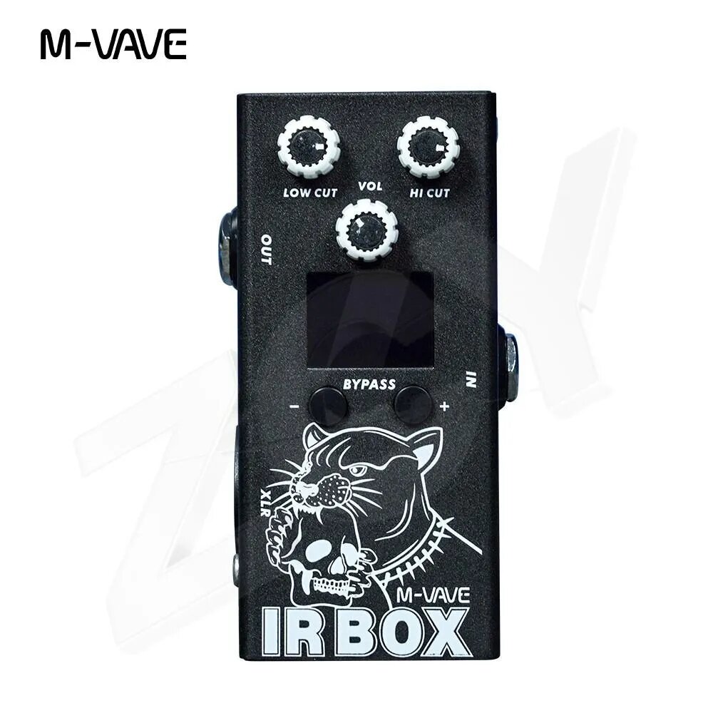 M-VAVE IR Box Гитарная Педаль Моделирования Кабинета, Поддержка Третьих Сторон IR, USB, True Bypass