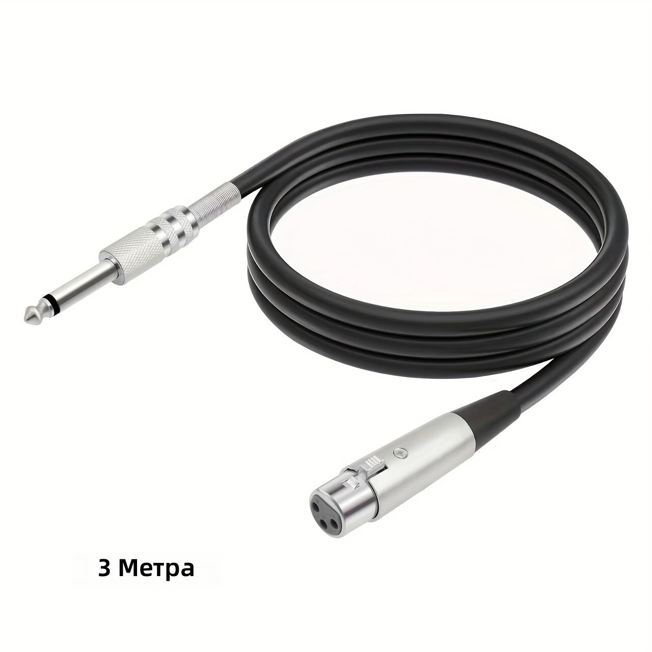 Микрофонный кабель XLR 6.35 mono - Shannon female, 118.11 дюймов