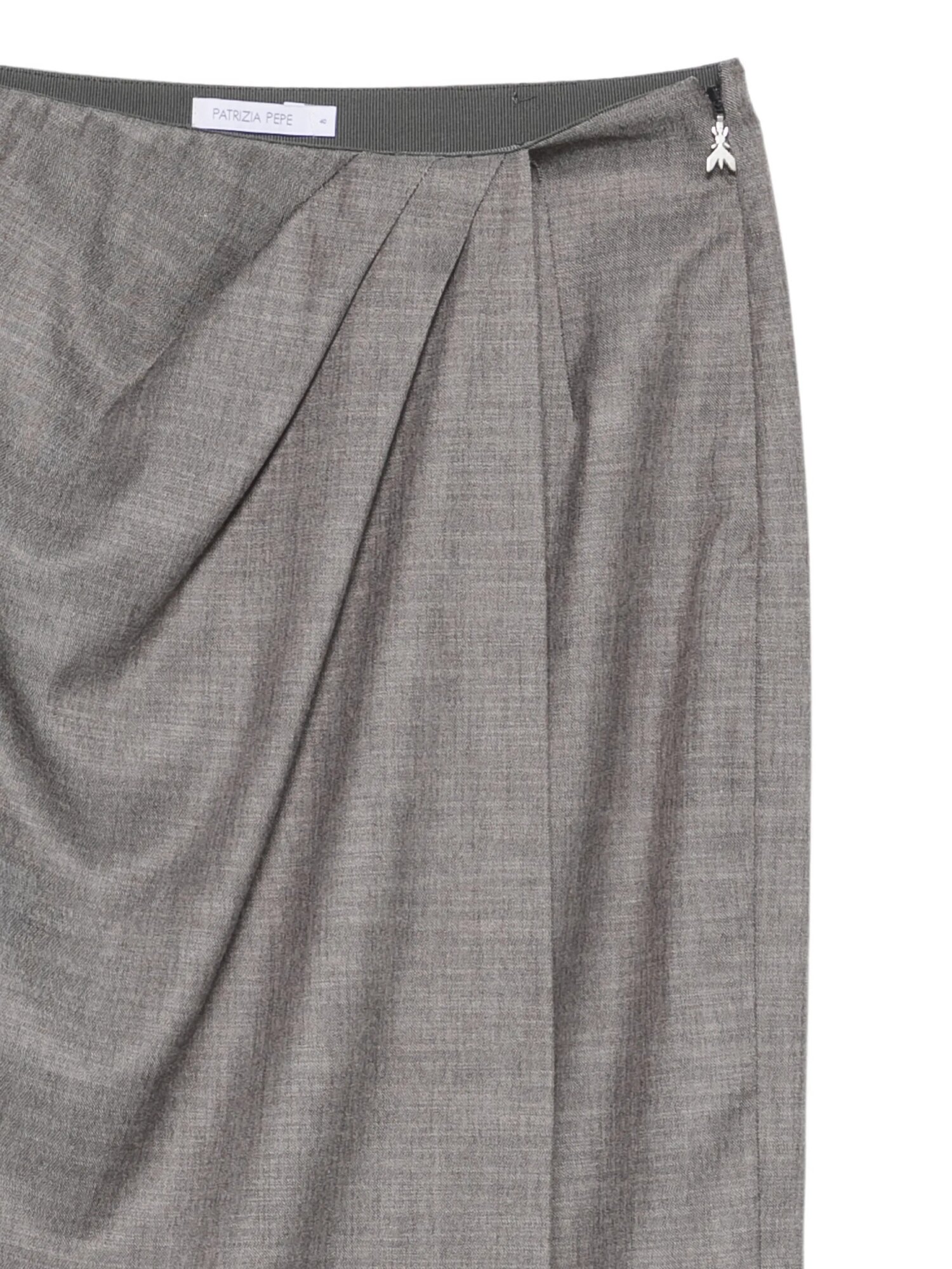 Юбка PATRIZIA PEPE Draped midi skirt, размер 40 — фото 1