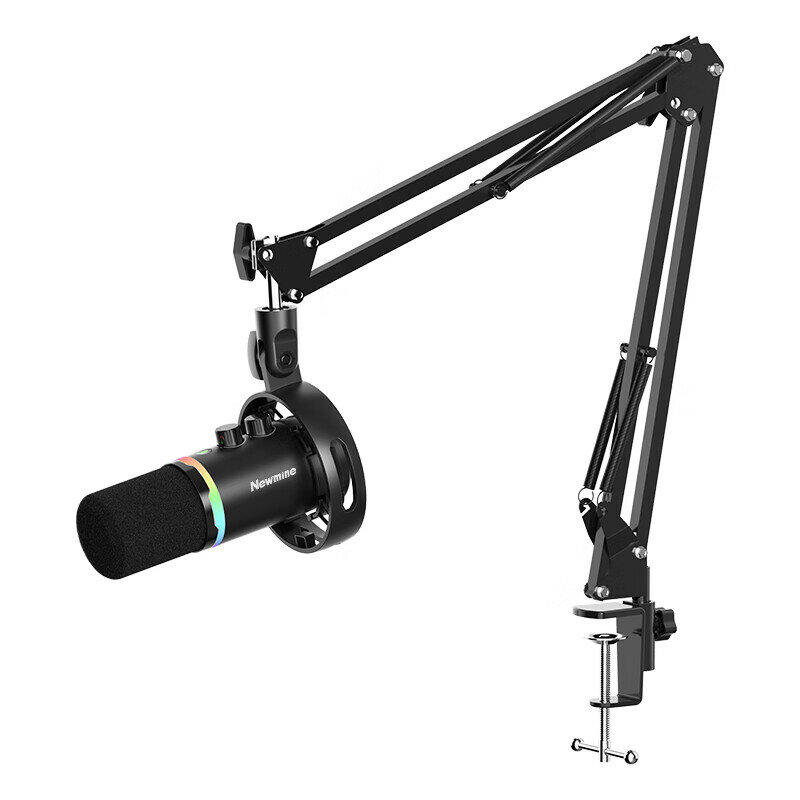 Newmine ZM13 Динамический микрофон с встроенной звуковой картой двойной режим USB/XLR шумоподавление для стриминга и