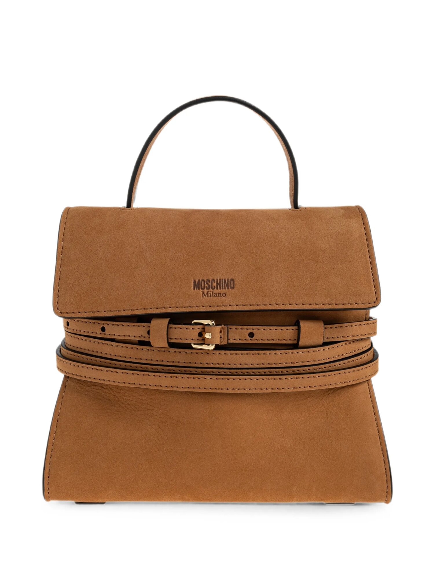 Сумка MOSCHINO Small Tie Me buckle-strap tote bag