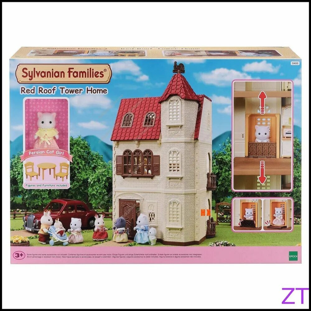 Sylvanian Families Набор Трехэтажный дом с флюгером