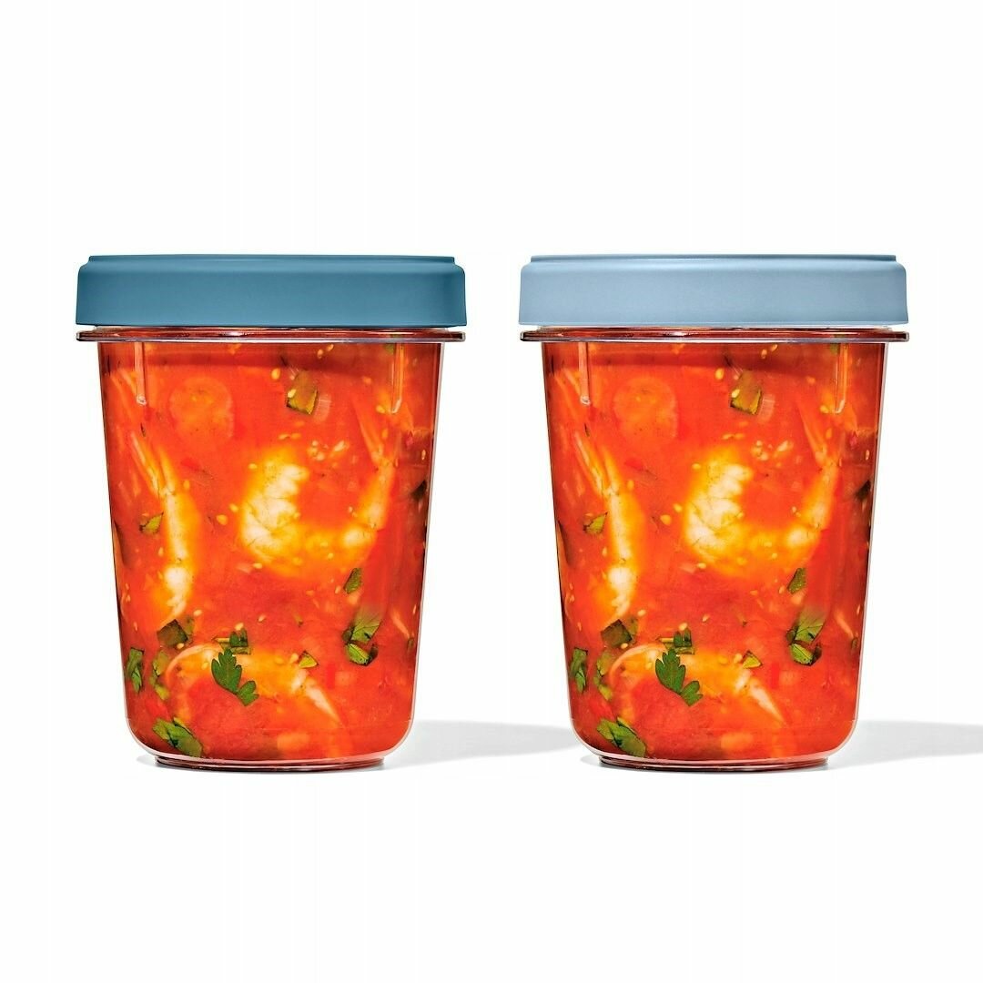Набор контейнеров для хранения продуктов OXO Good Grips Twist & Stack - пластик, 11.7х15.4 см, 0.95 л, O-11393600