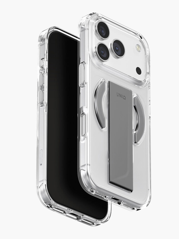 Чехол Uniq Heldro Air для iPhone 17 Pro с MagSafe прозрачный