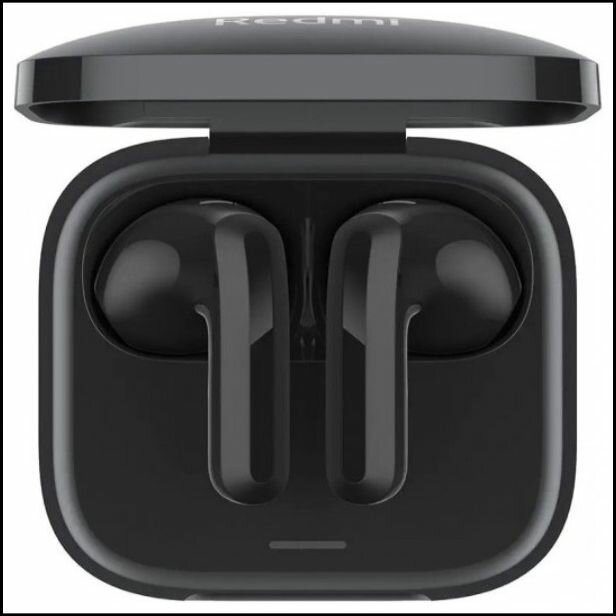 Xiaomi Наушники беспроводные с микрофоном Redmi Buds 6 Active, Bluetooth, USB Type-C, черный