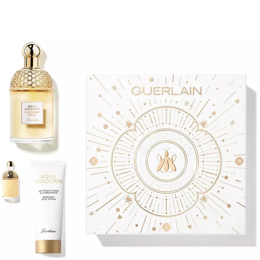 Guerlain Aqua Allegoria Mandarine Basilic SETженский (Туалетная вода 125 мл + 7,5 мл и Лосьон для тела 75 мл)