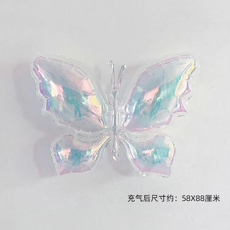 Надувные шары в форме бабочек, сердец и звезд Butterfly-Large