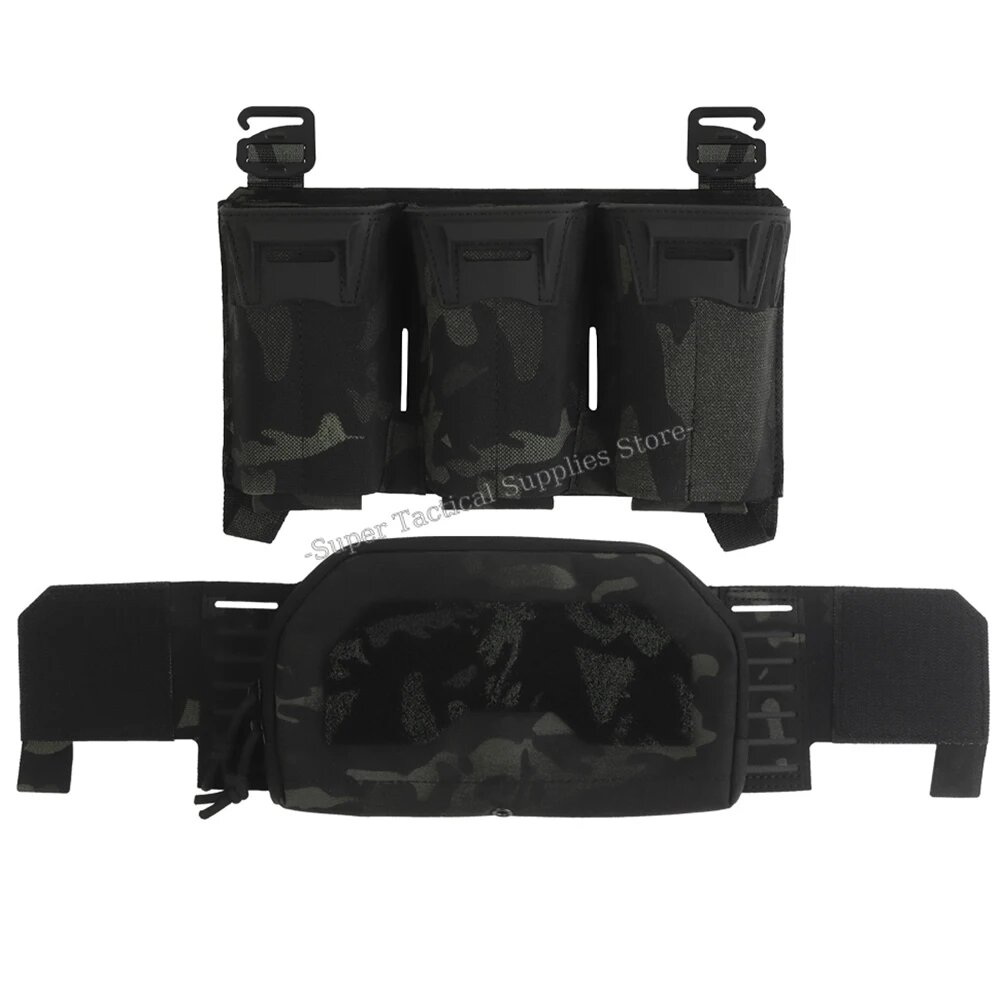 Тактический подсумок admin 2 слоя нейлон для M4 5.56 PCC 9мм Glock Mags MCBK Set
