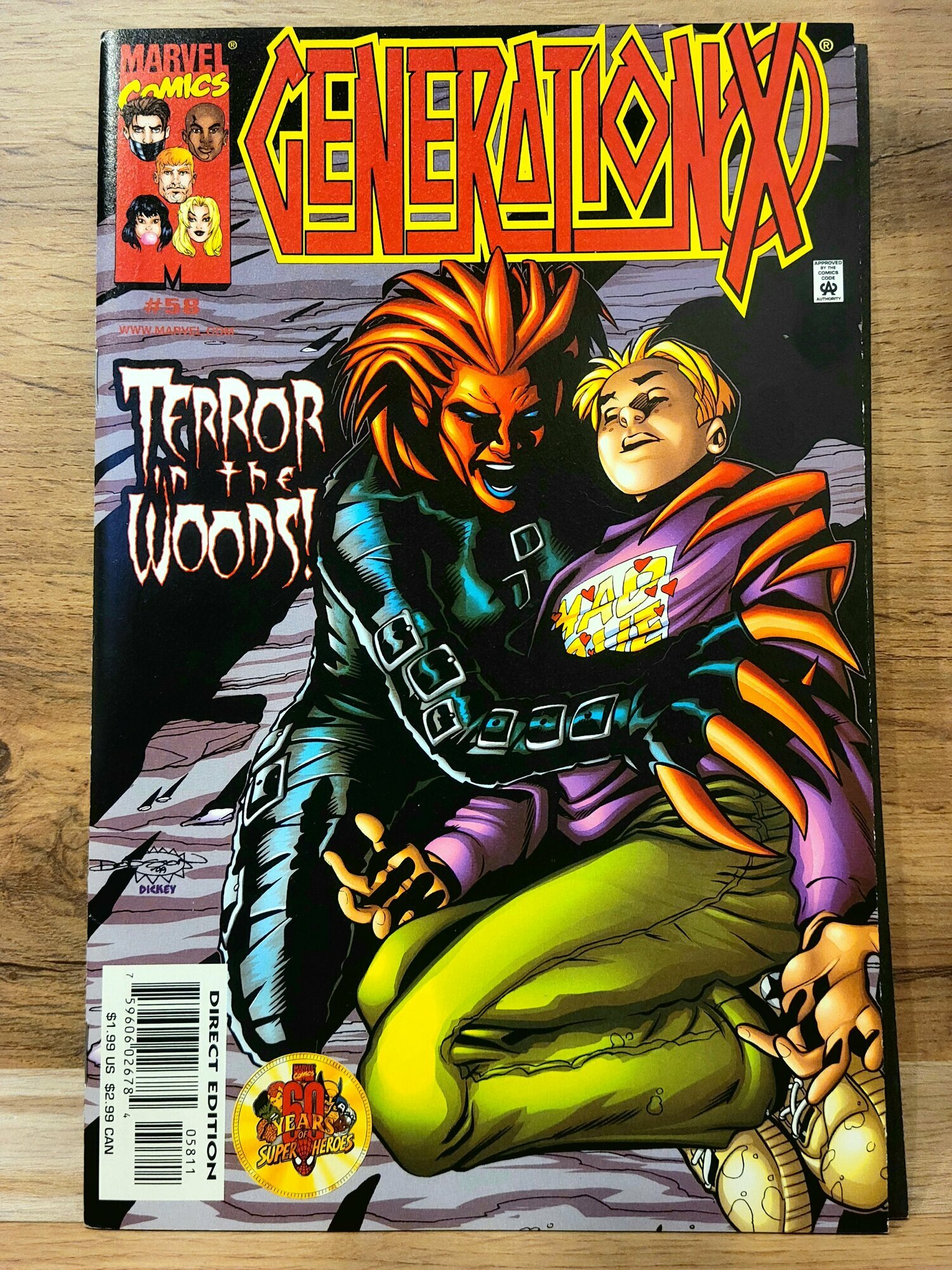 Ретро Комикс Generation X #58. 1995 Год. Оригинал!
