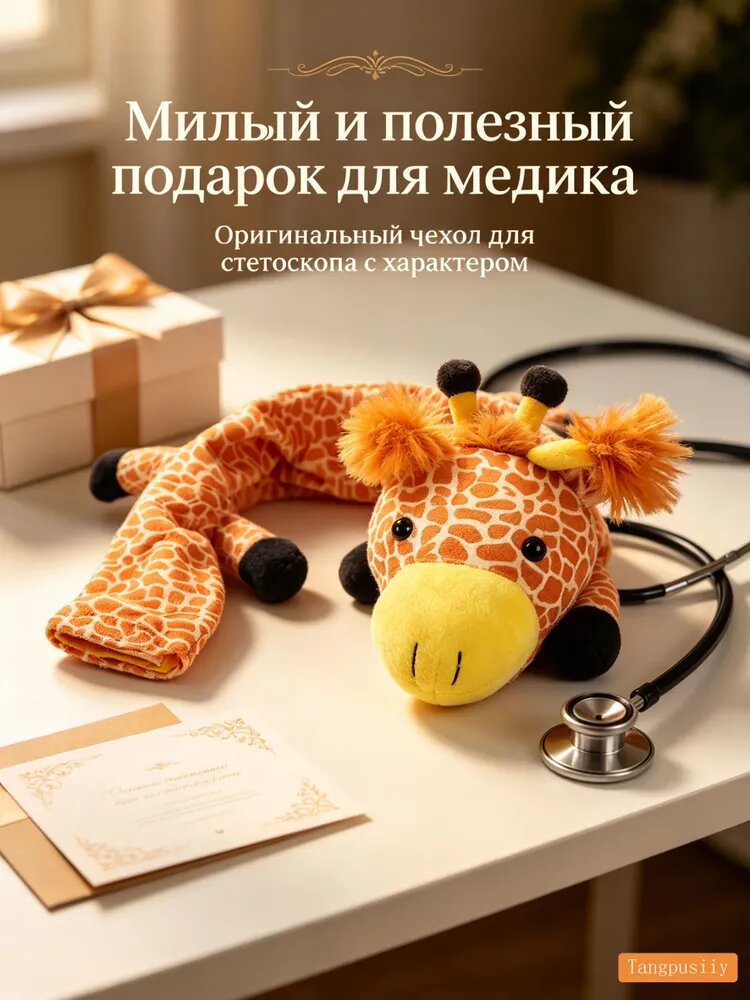 1 Набор Защитных Чехлов Для Стетоскопов, Из Пухового Волокна, Для Медицинского Персонала