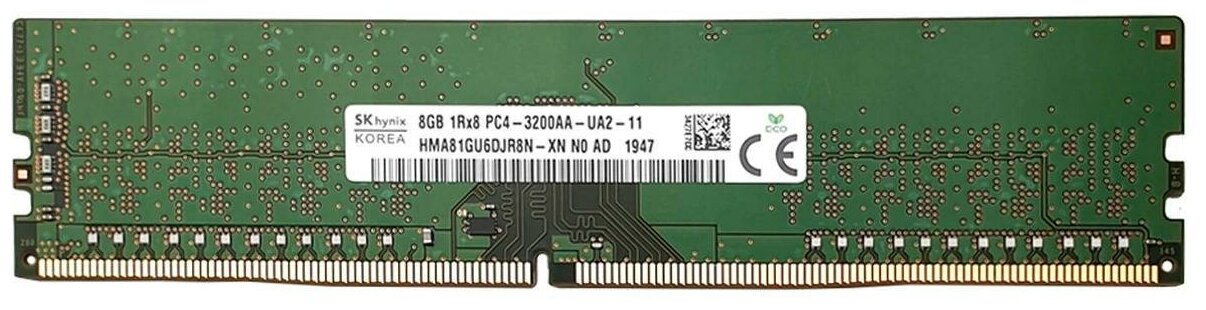 Original Hynix (hma81gu6djr8n-xnn0( DDR4 Dimm 8Gb (pc4-25600( .