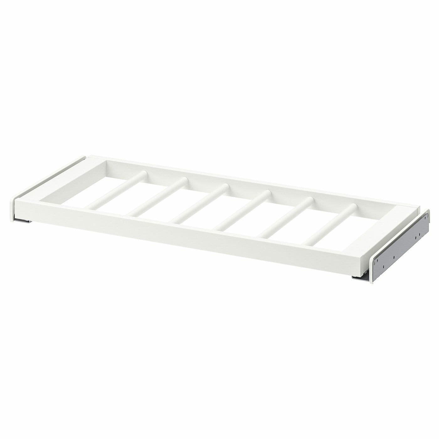 Выдвижная вешалка для брюк IKEA KOMPLEMENT, белый, 75x35 см 204.465.52