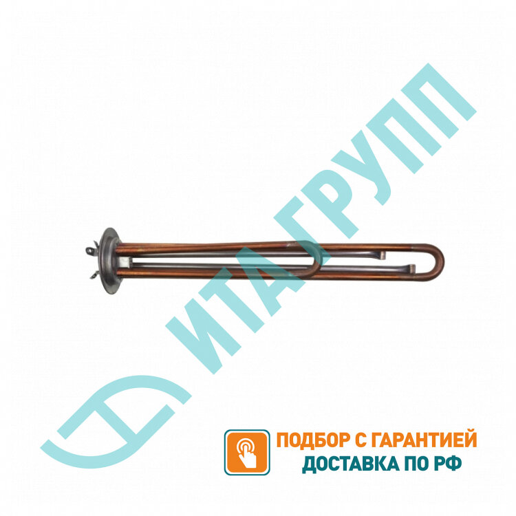 ТЭН 2000Вт (700Вт/1300Вт) RF для водонагревателя Thermex, Garanterm, Electrolux EWH, под анод М4, клеммы под винт, 30854