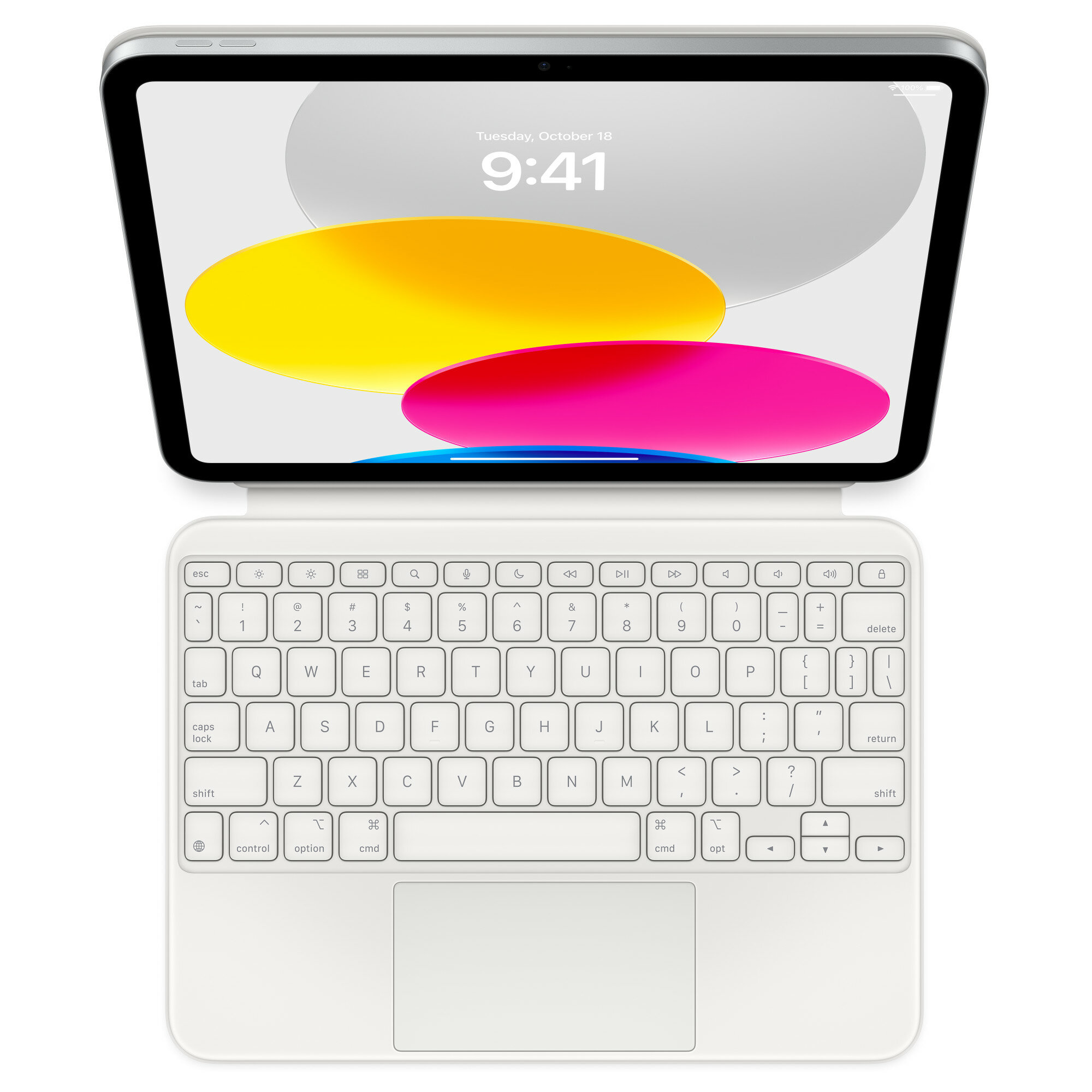 Оригинал Клавиатура Apple Magic Keyboard Folio для iPad A16, MQDP3, с трекпадом, +русская раскладка