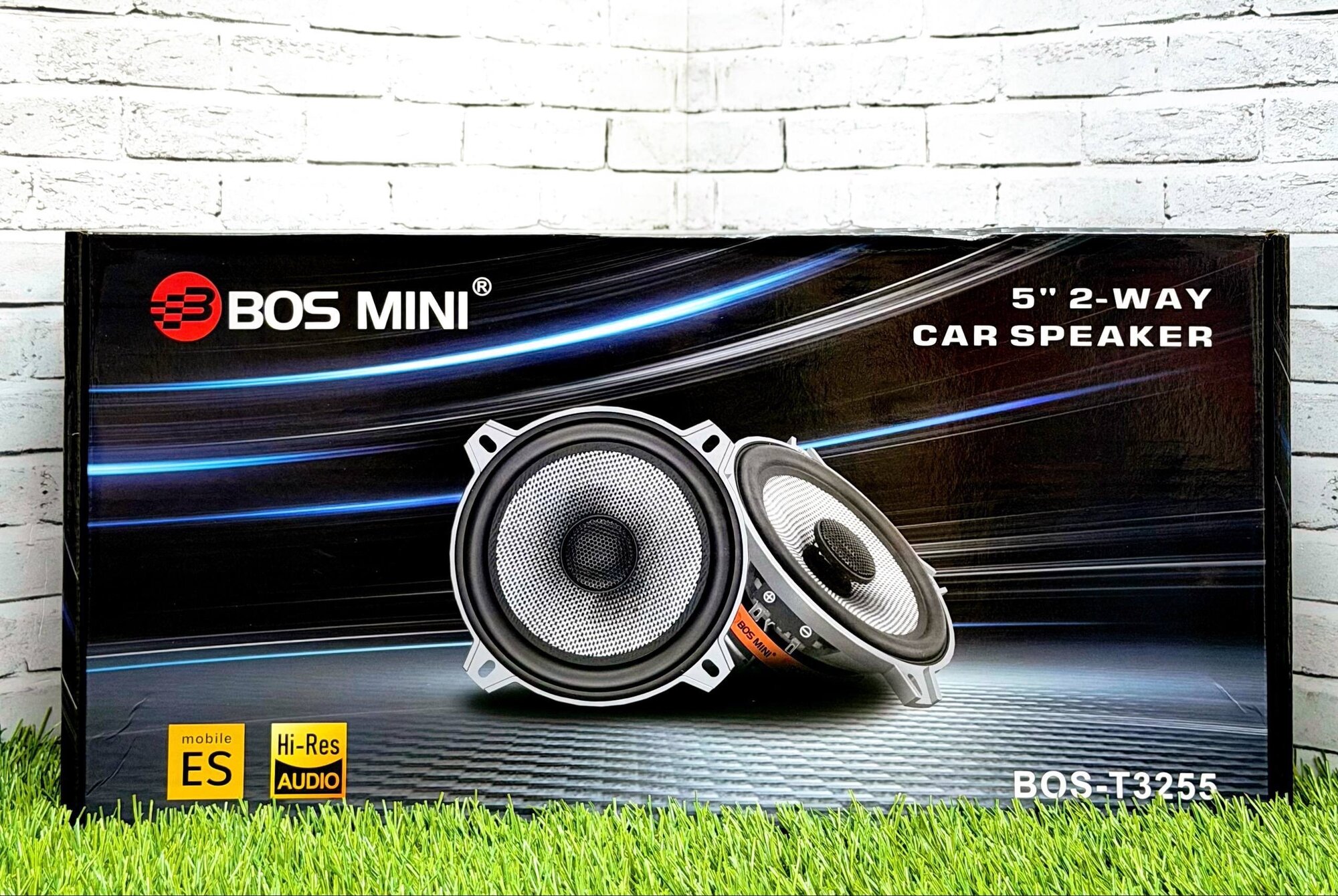 Автомобильные динамики (колонки) BOS MINI 3255 13 См (5 Дюйм.), комплект из 2х шт.