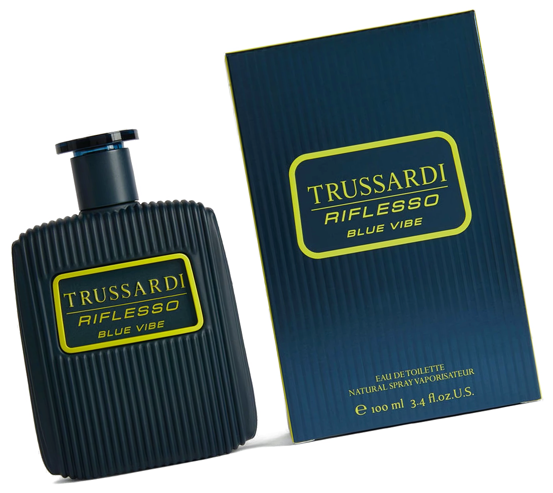 Парфюм мужской Труссарди Рифлессо Блу Вайб 100 мл / Trussardi Riflesso Blue Vibe