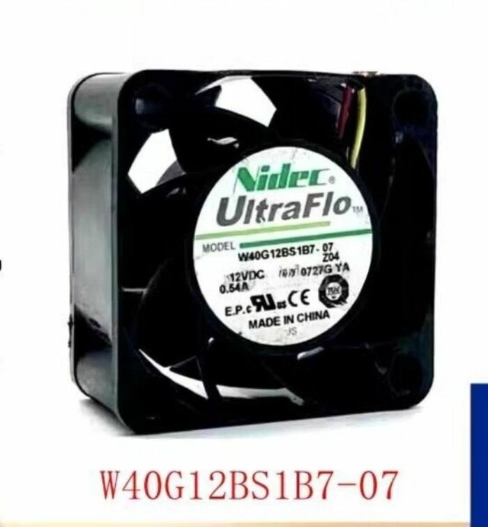 NIDEC W40G12BS1B7-07 Z04 DC12V 0.54A 4020 4 см вентиляторы -
